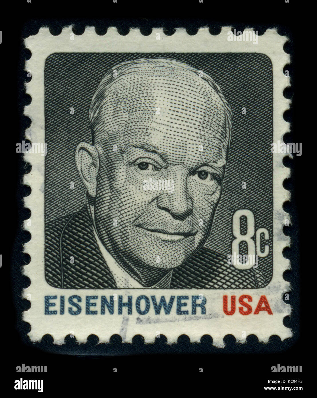 Us postage stamp dwight eisenhower hi-res stock photography and images ...