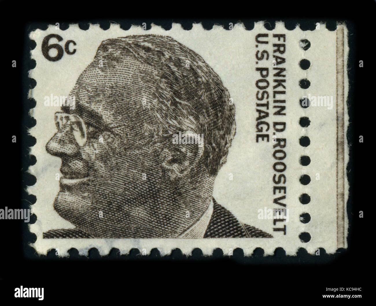 Usa stamp roosevelt president hi-res stock photography and images - Alamy