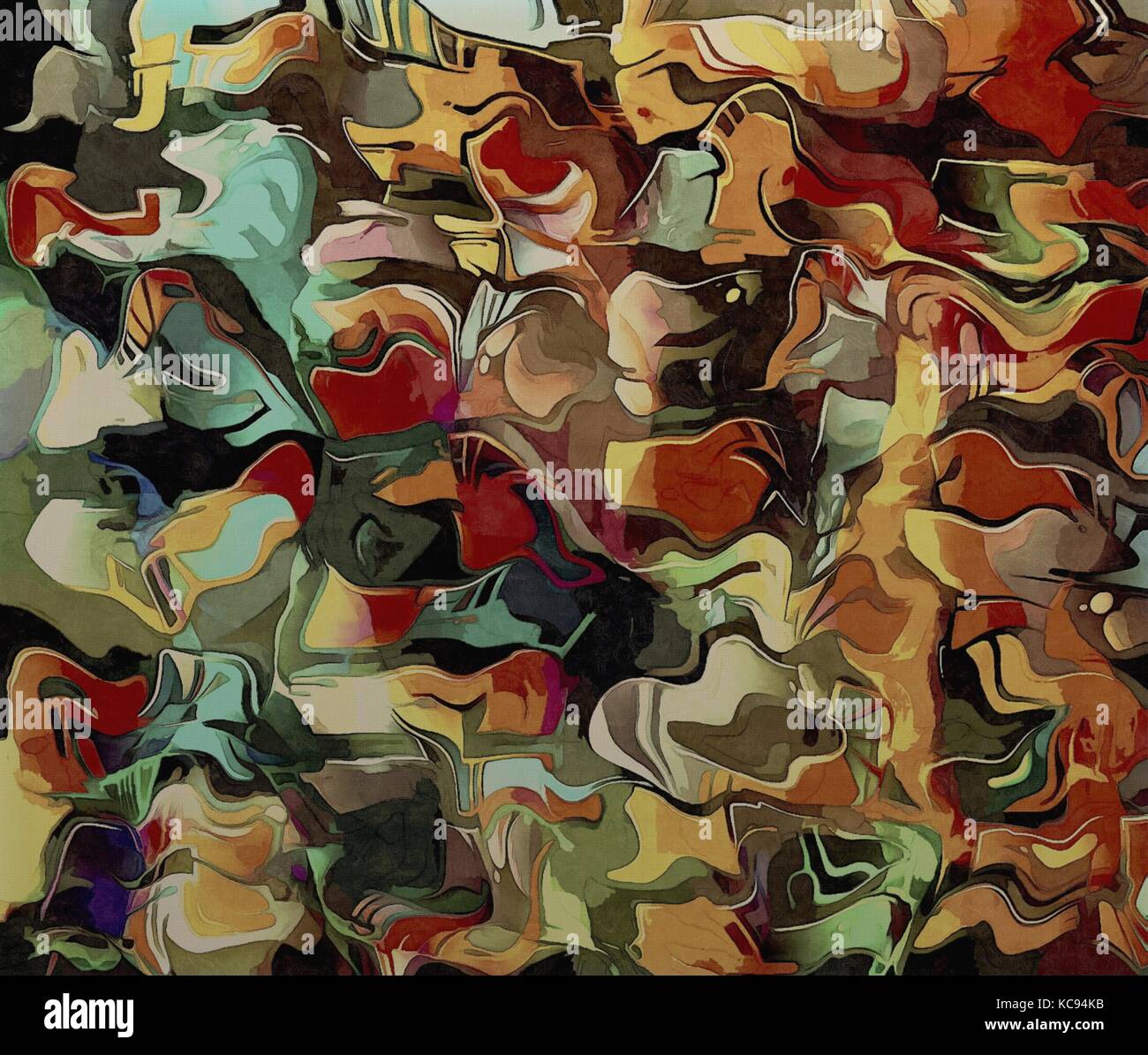 illustration of an abstract, background of colorful multicolored ...