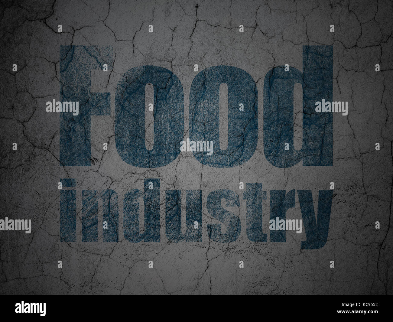 Manufacuring concept: Food Industry on grunge wall background Stock ...