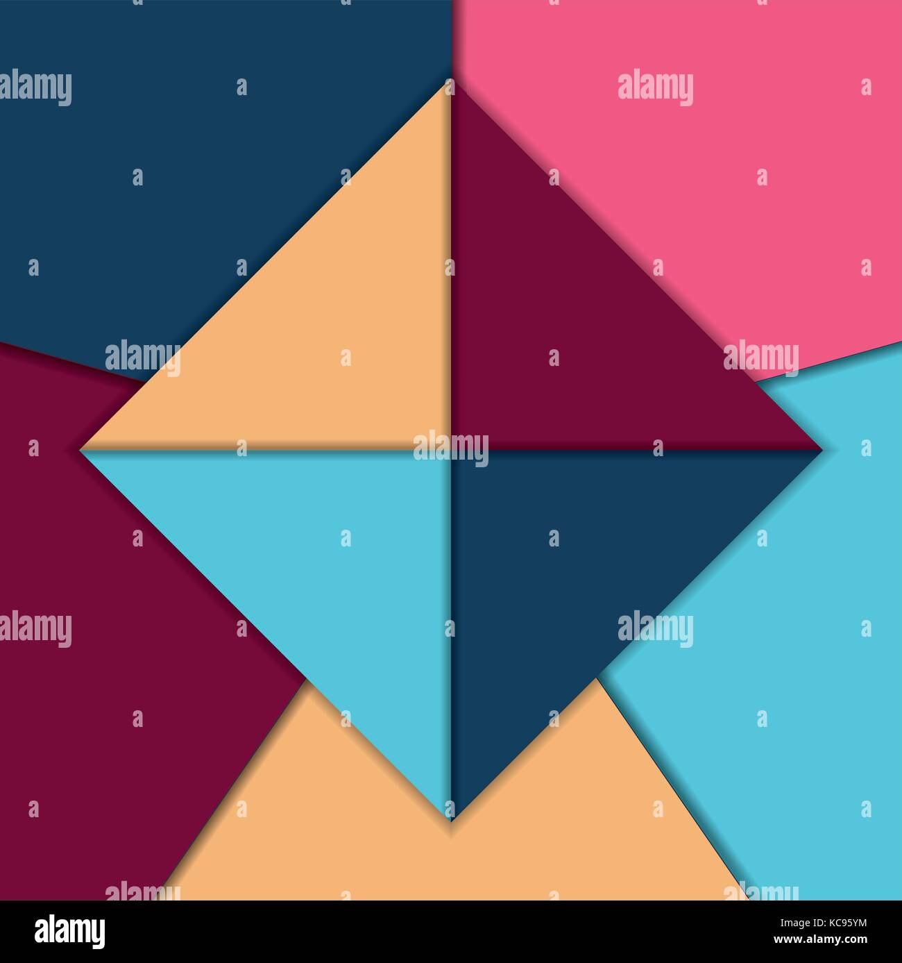Geometric colorful background and abstract wallpaper theme Vector ...