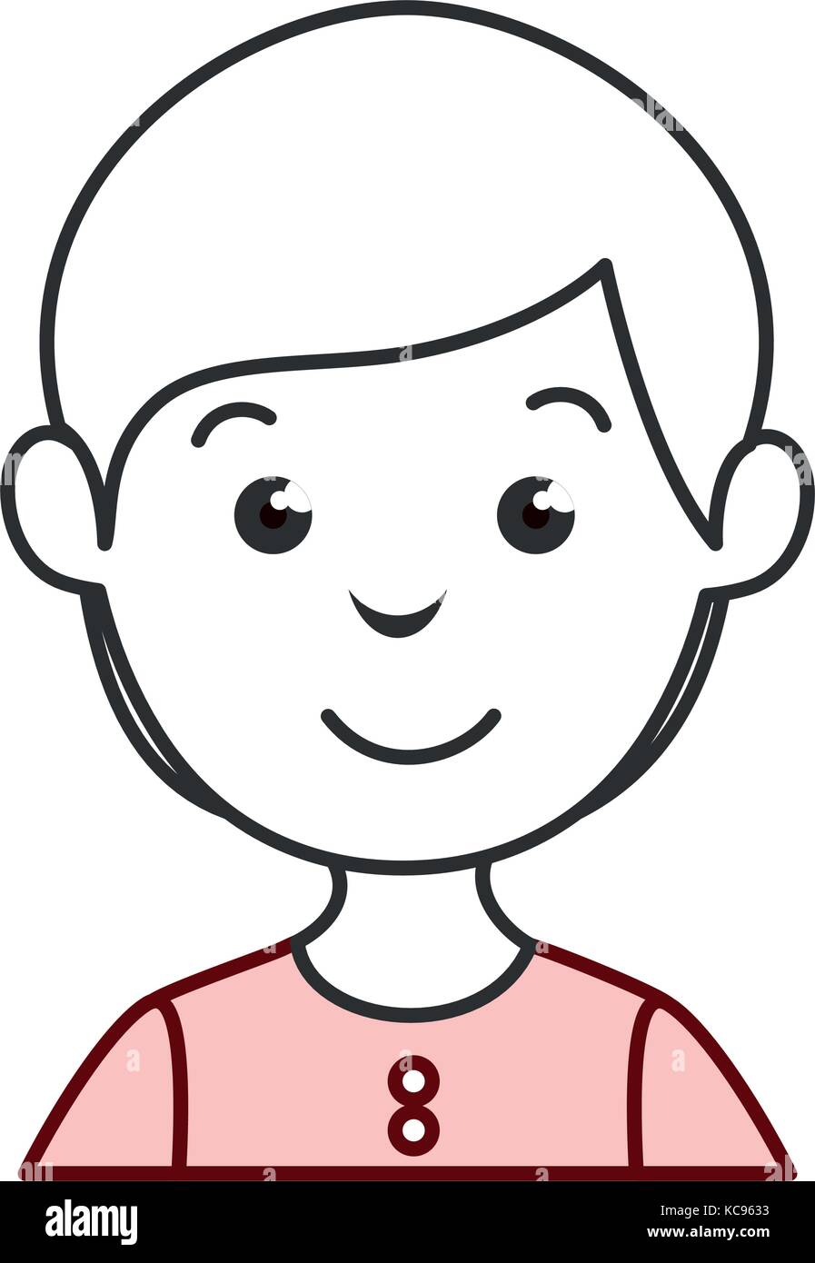 young man avatar character vector illustration design Stock Vector ...
