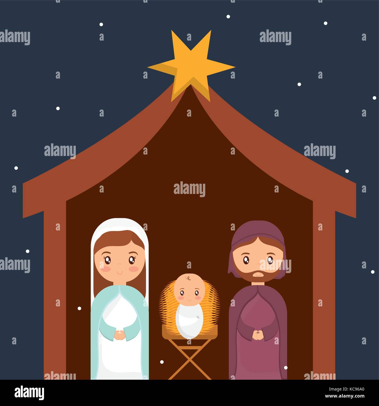 Holy family design Stock Vector Image & Art - Alamy