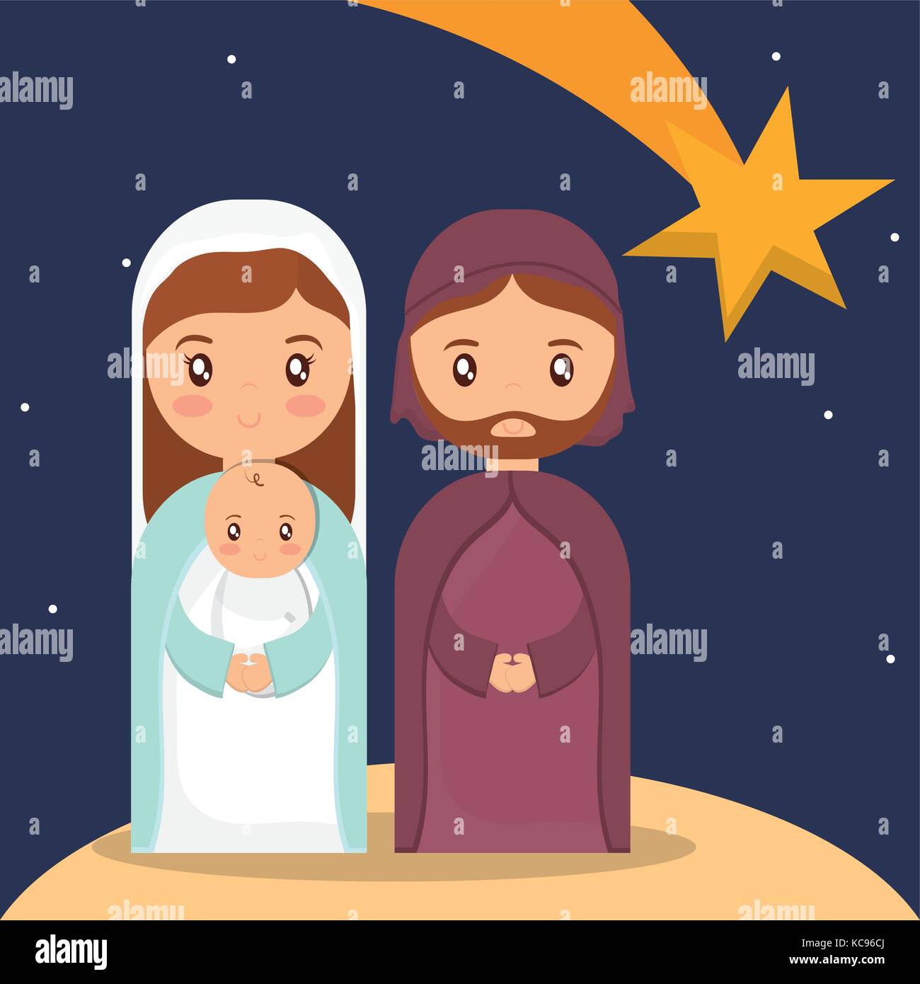 Holy family design Stock Vector Image & Art - Alamy