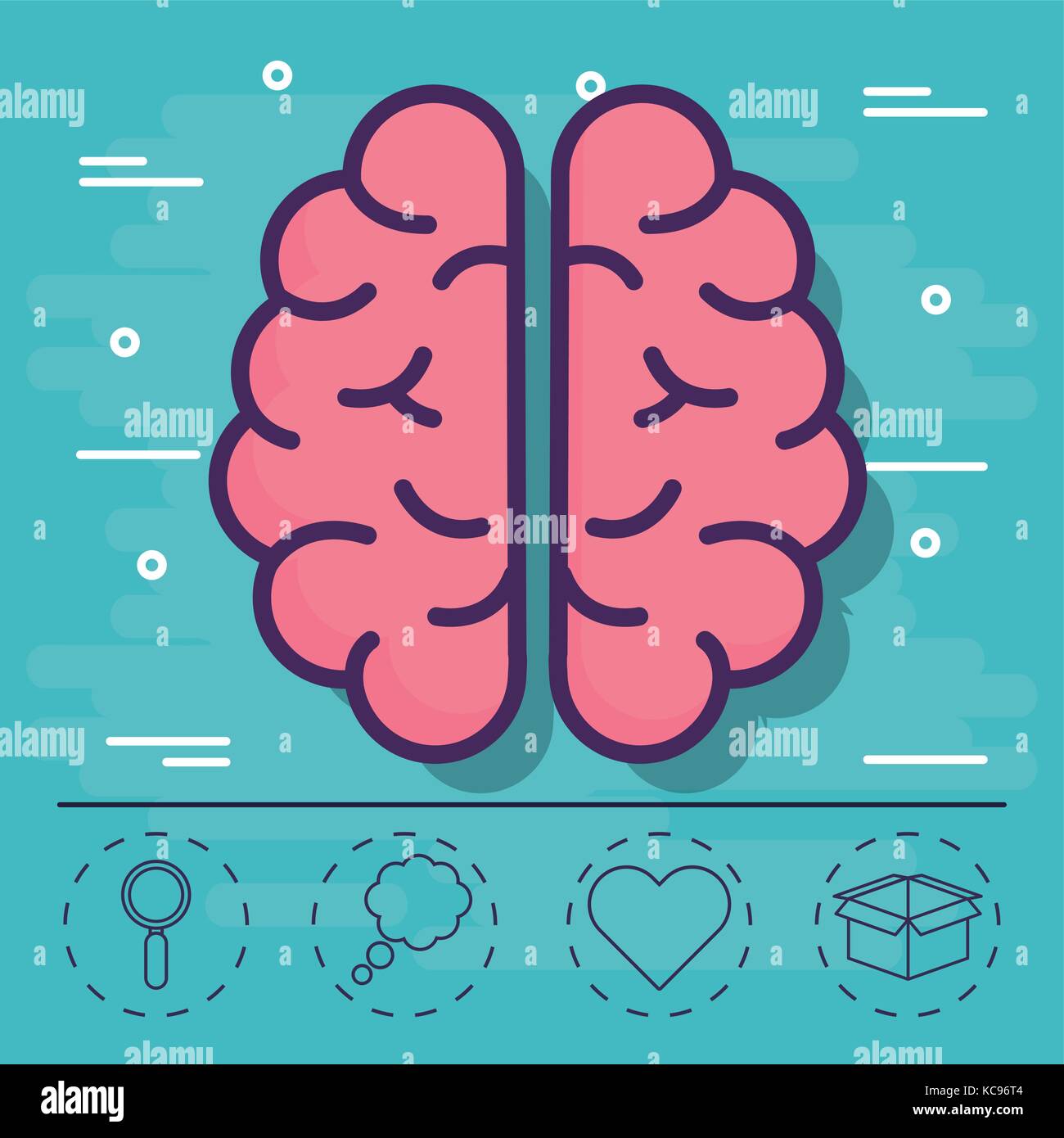 Brain cartoon design Stock Vector Image & Art - Alamy
