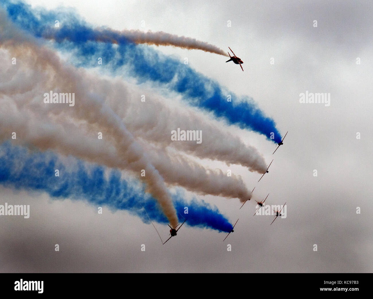 Red Arrows display team Stock Photo - Alamy
