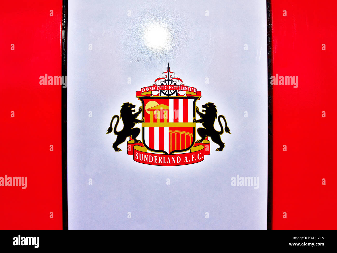 Sunderland Stadium of Light Tyne and Wear Red and White Metro station ...