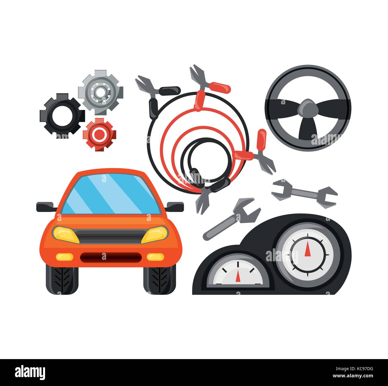 Car service design Stock Vector Image & Art - Alamy