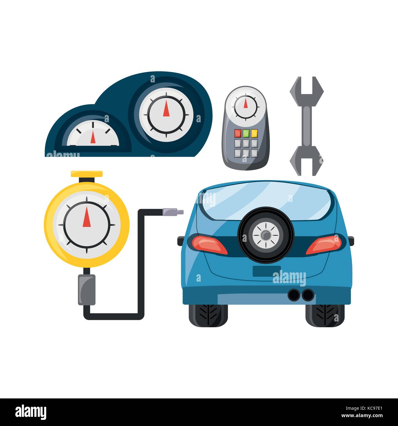 Car service design Stock Vector Image & Art - Alamy