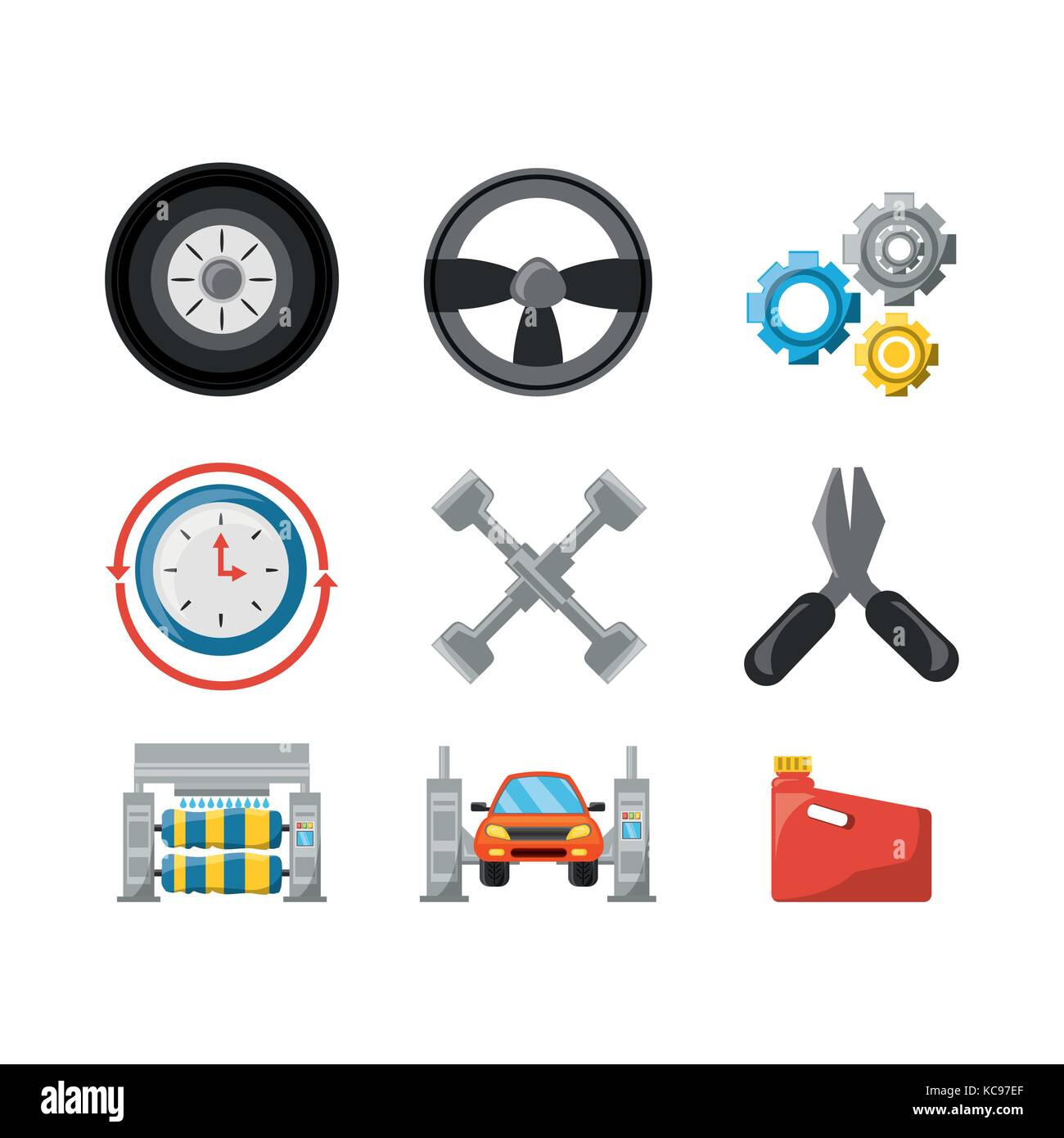 Car service design Stock Vector Image & Art - Alamy