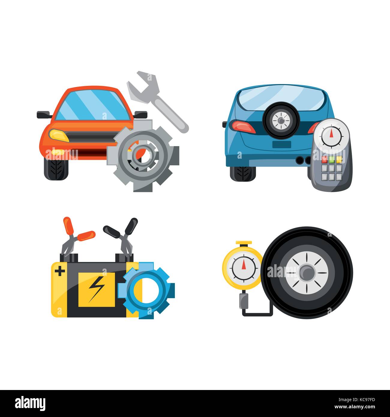 Car service design Stock Vector Image & Art - Alamy