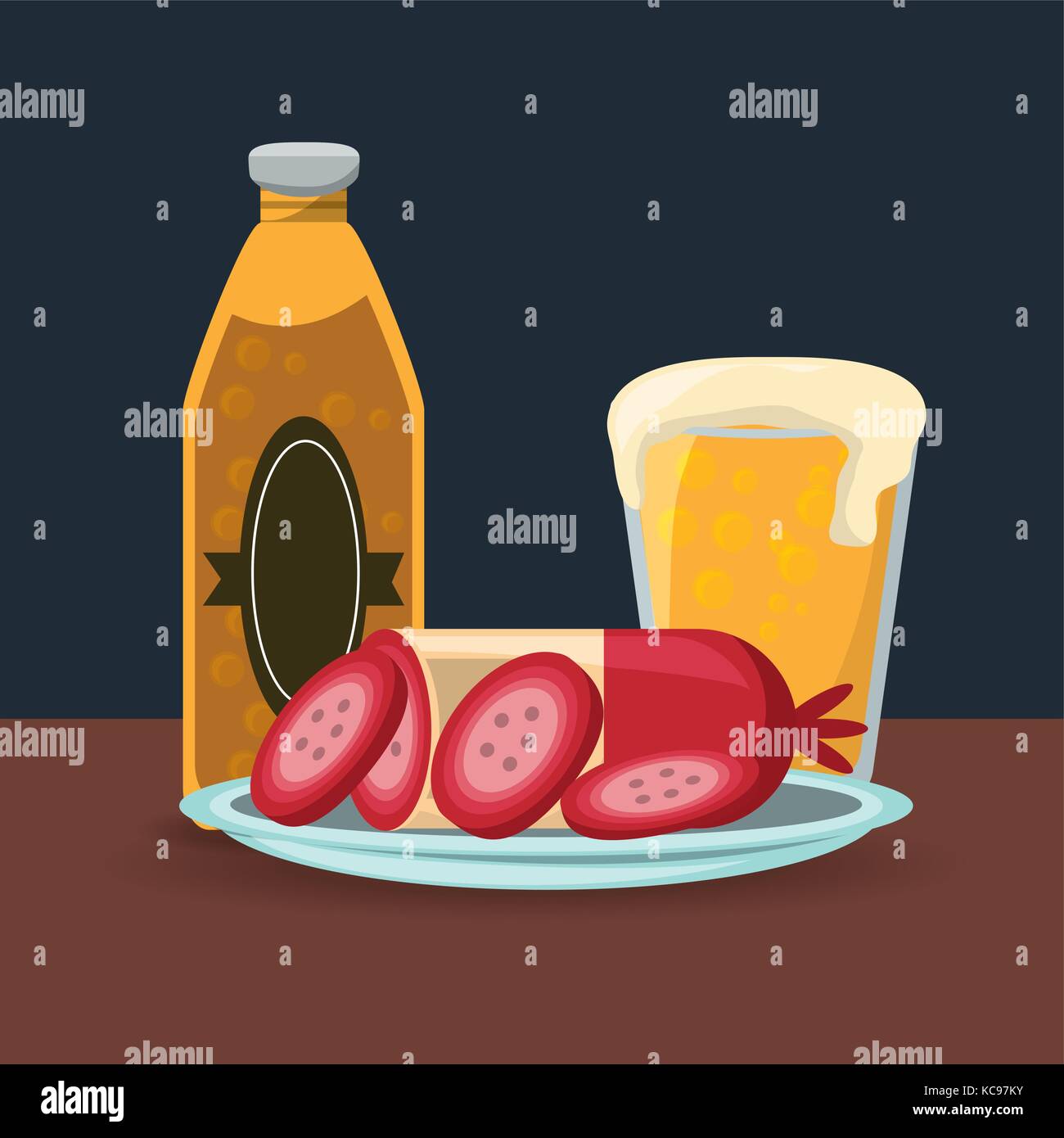 Tasty food design Stock Vector Image & Art - Alamy