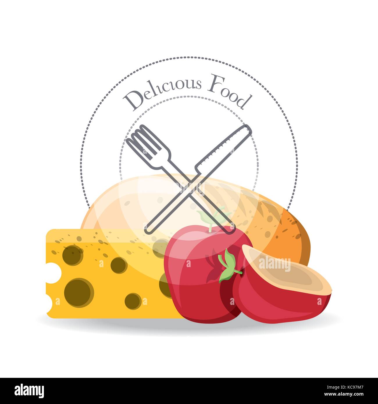 Tasty food design Stock Vector Image & Art - Alamy