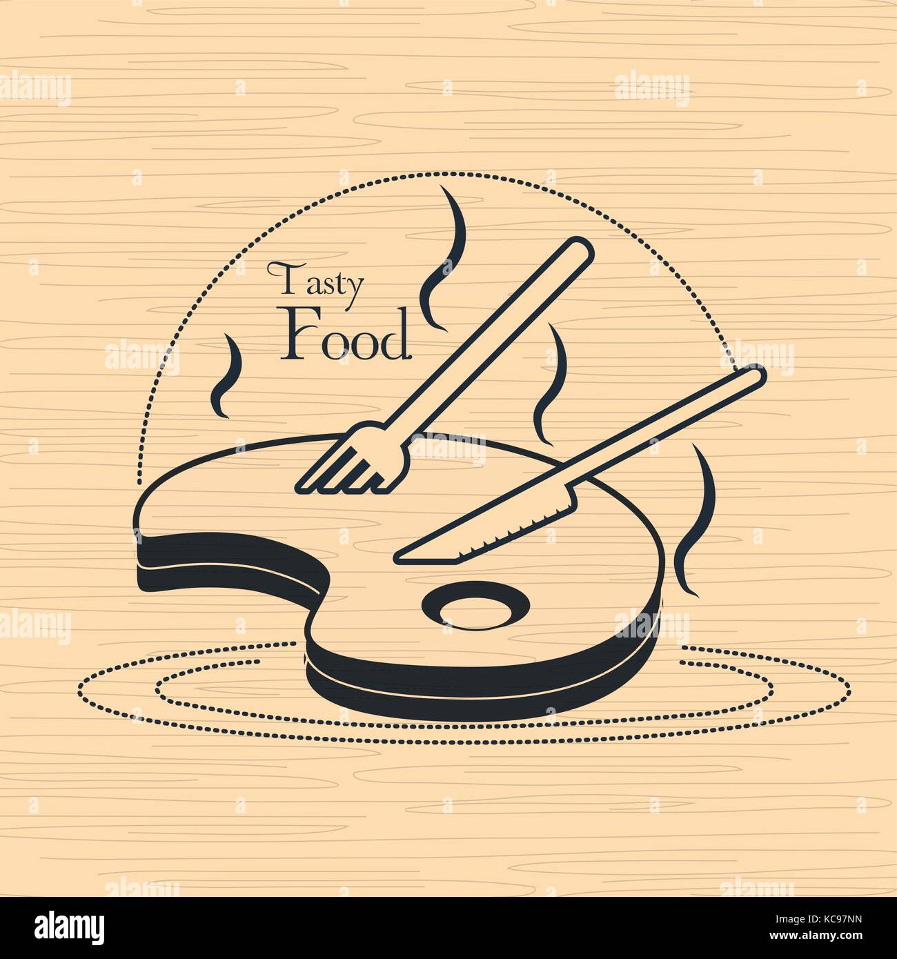 Tasty food design Stock Vector Image & Art - Alamy