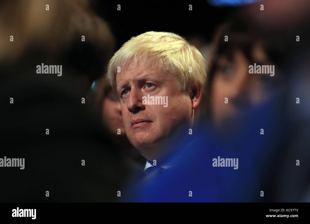 Foreign Secretary Boris Johnson at the Conservative party conference at ...