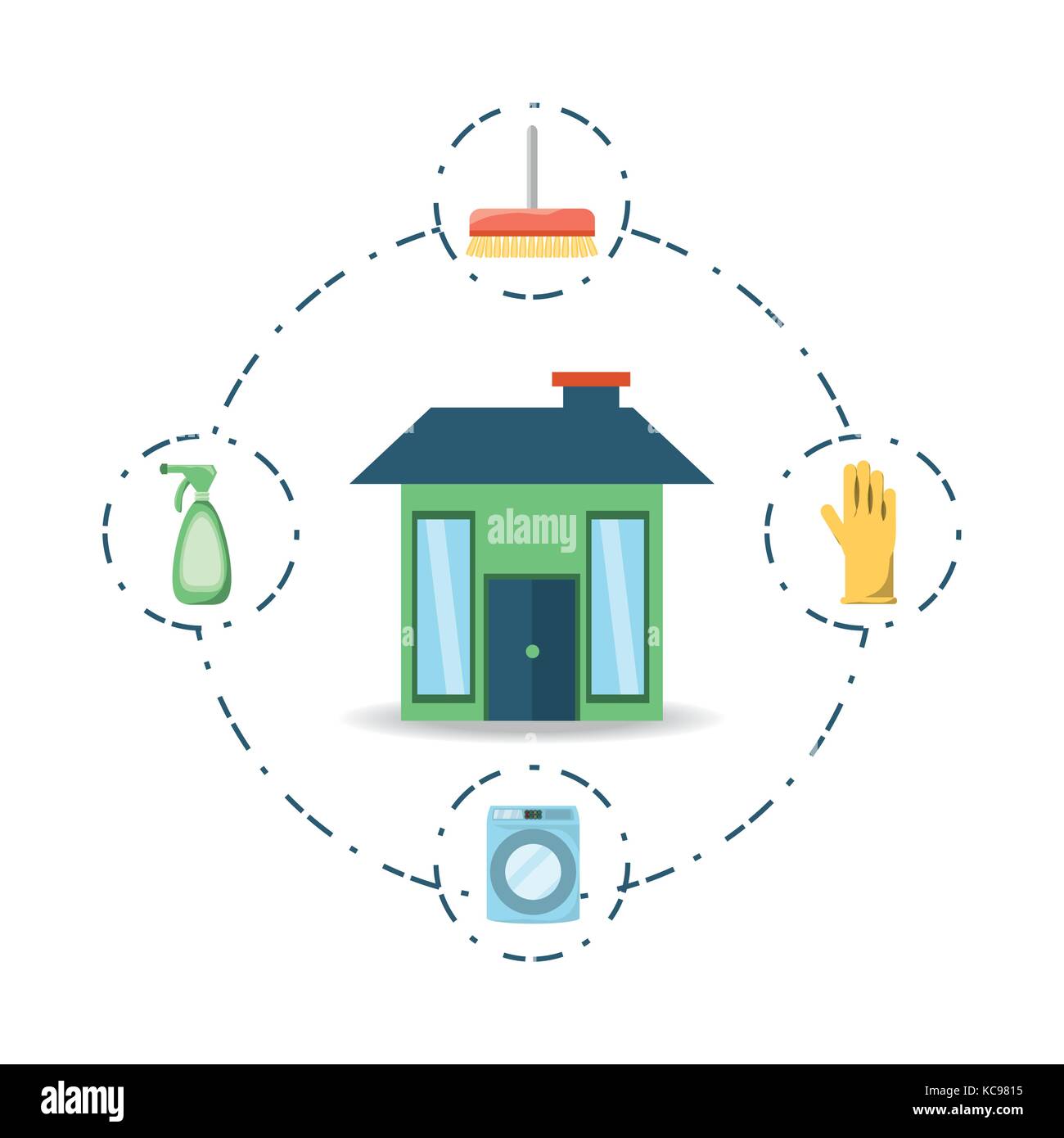 Cleaning service design Stock Vector Image & Art - Alamy