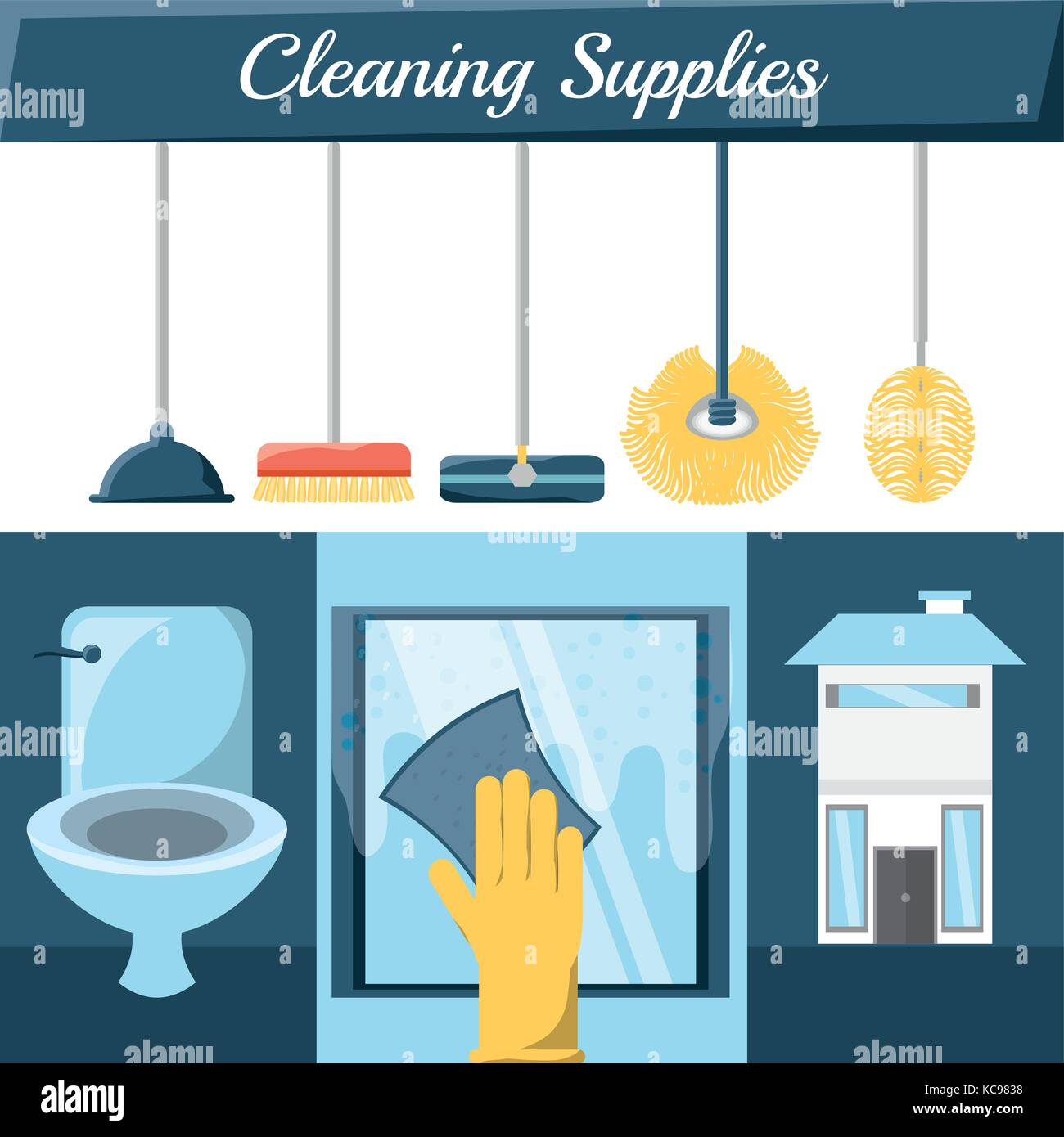 Cleaning service design Stock Vector Image & Art - Alamy