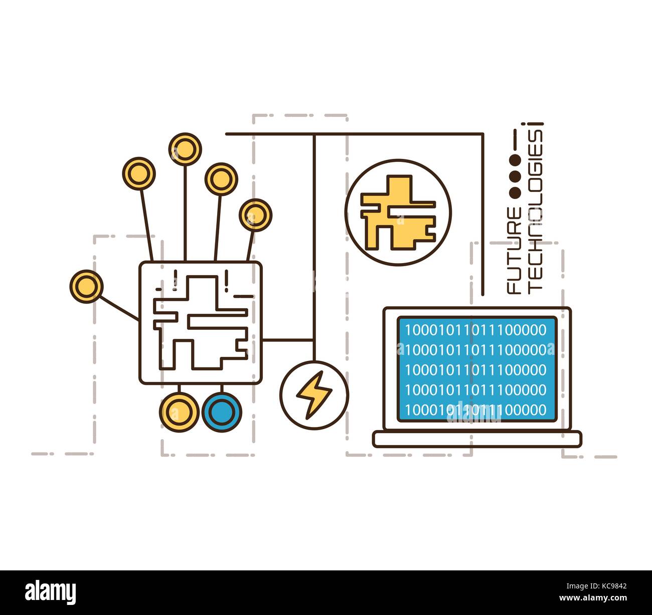 Future technologies design Stock Vector Image & Art - Alamy