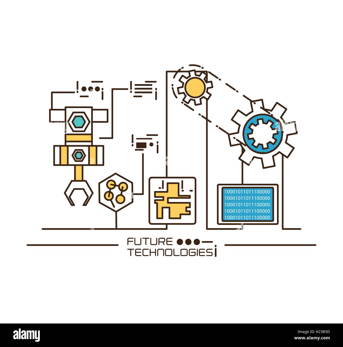 Future technologies design Stock Vector Image & Art - Alamy