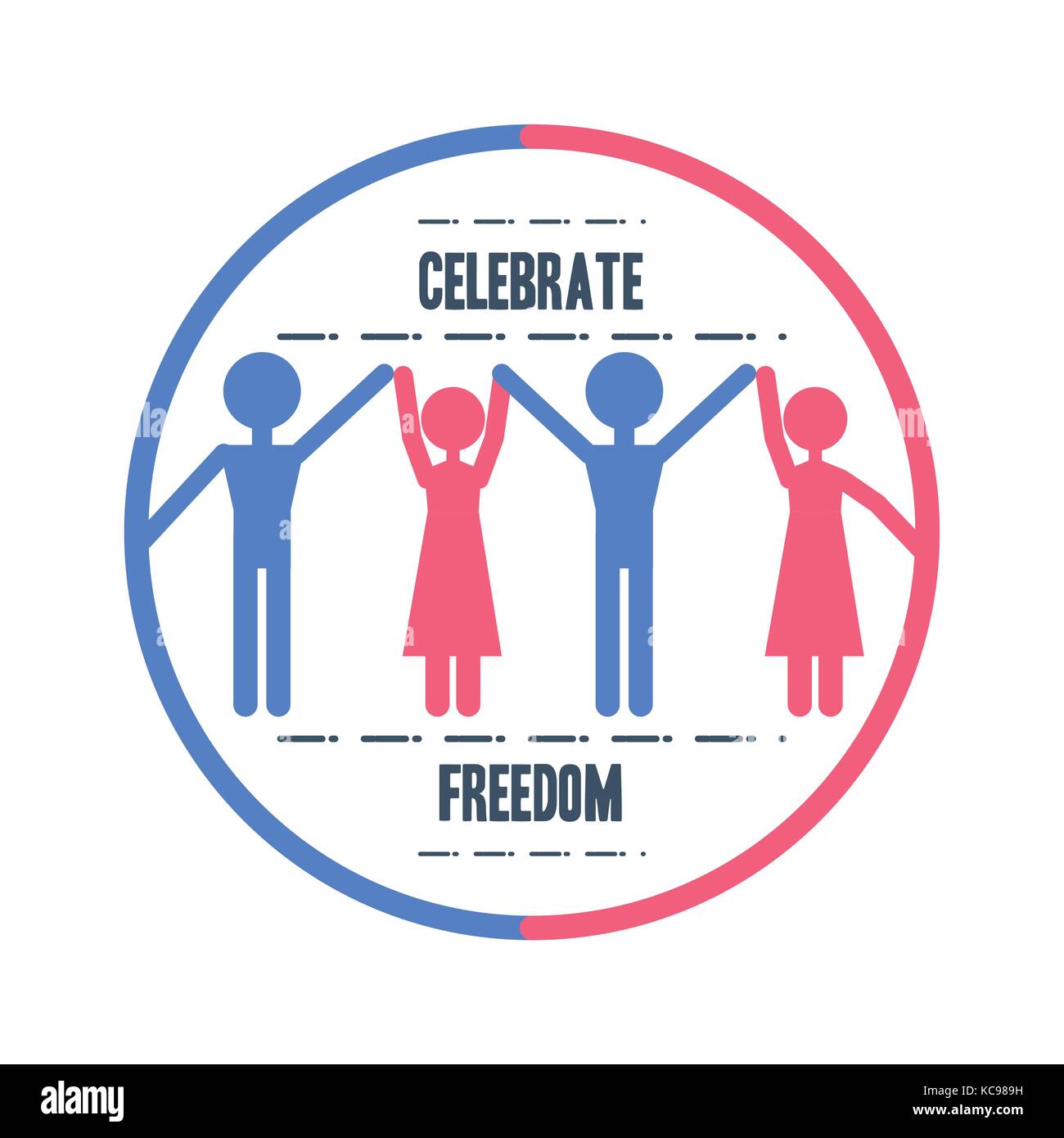 Freedom lifestyle design Stock Vector Image & Art - Alamy