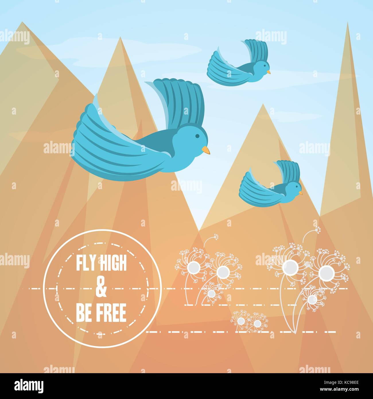 Freedom lifestyle design Stock Vector Image & Art - Alamy