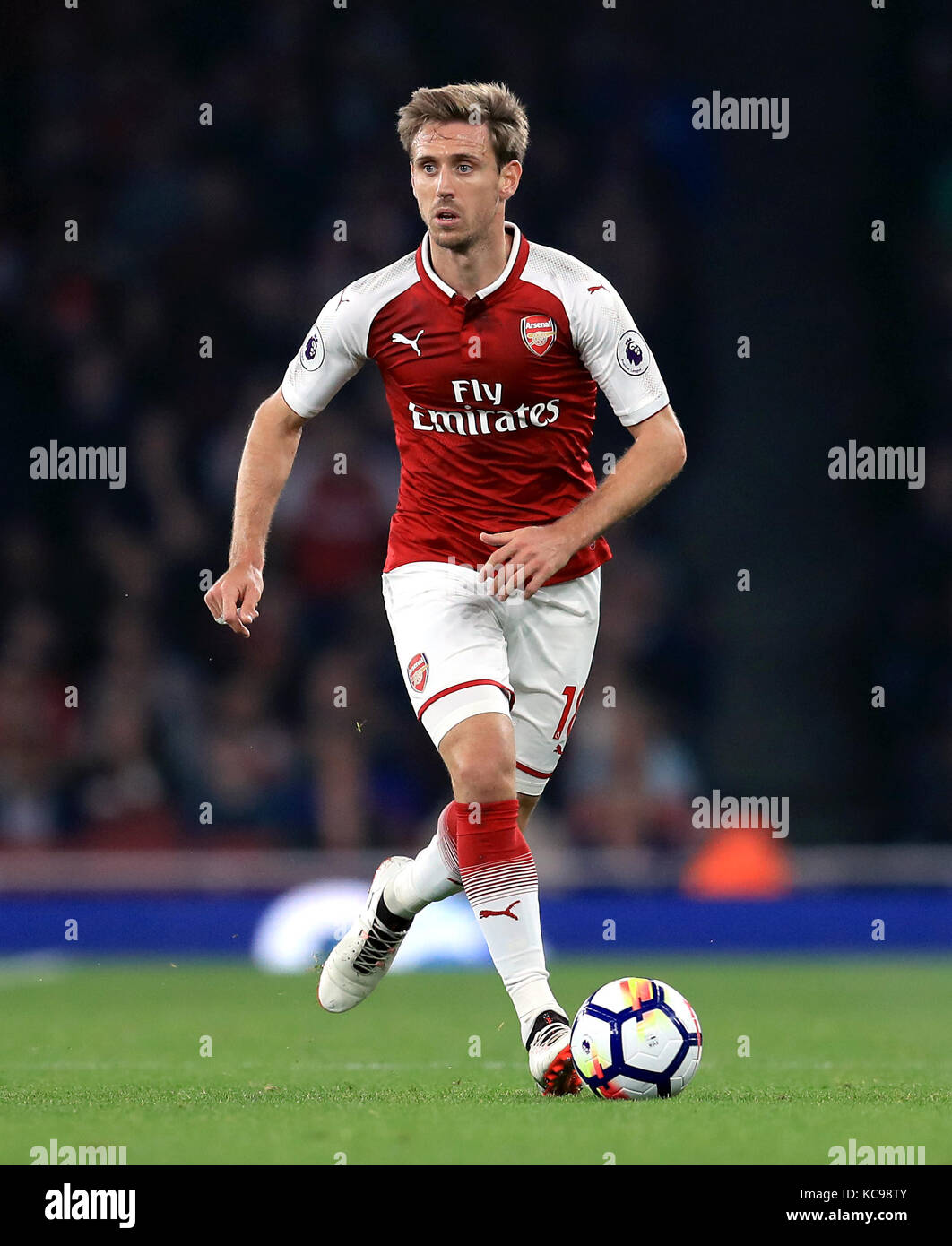 Nacho Monreal, Arsenal Stock Photo - Alamy
