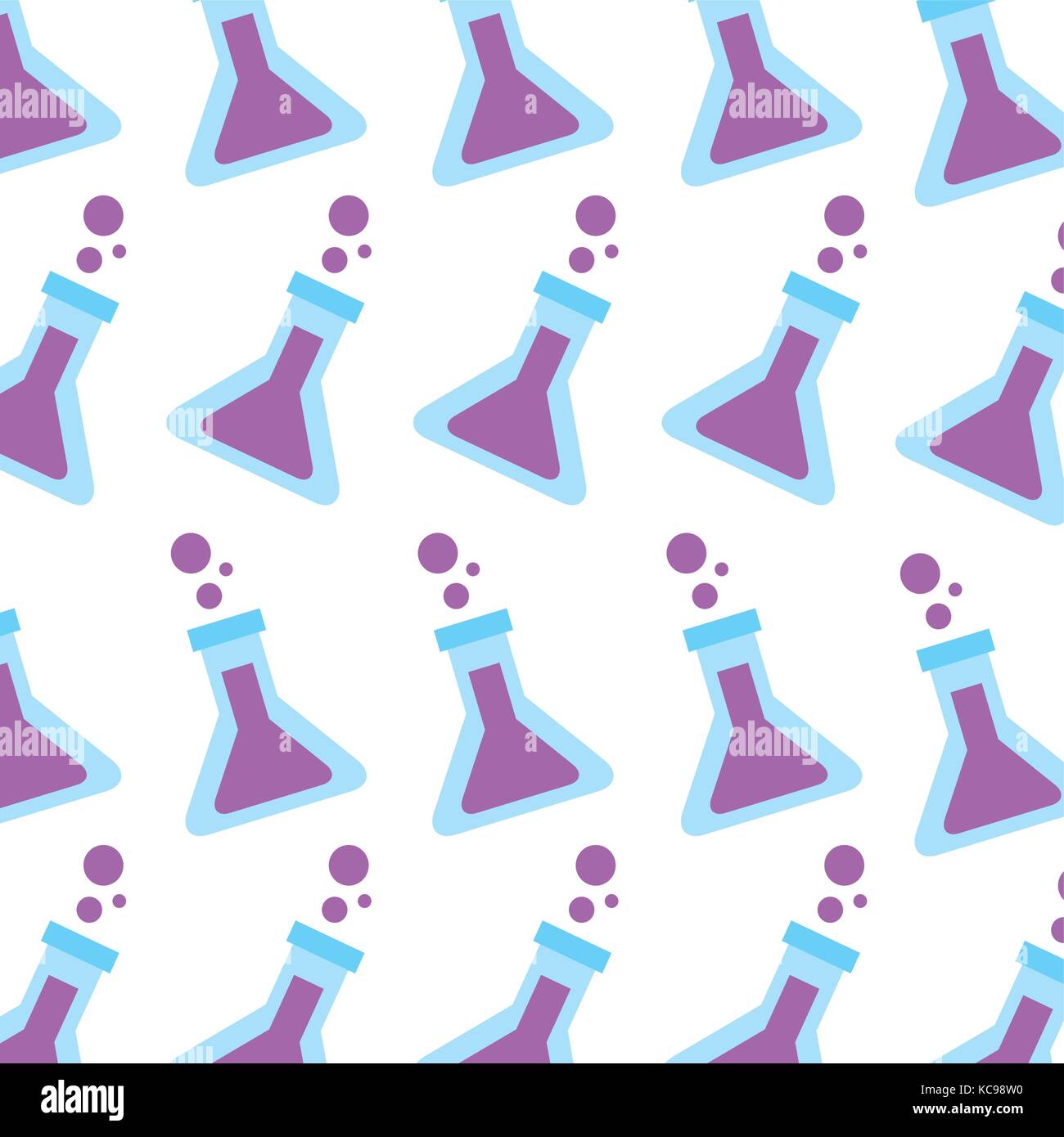 school test tube laboratory seamless pattern image Stock Vector Image ...