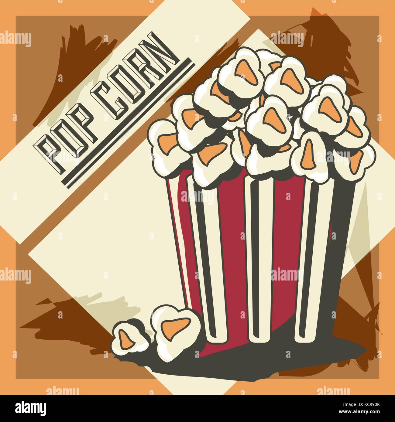 Pop corn design Stock Vector Image & Art - Alamy