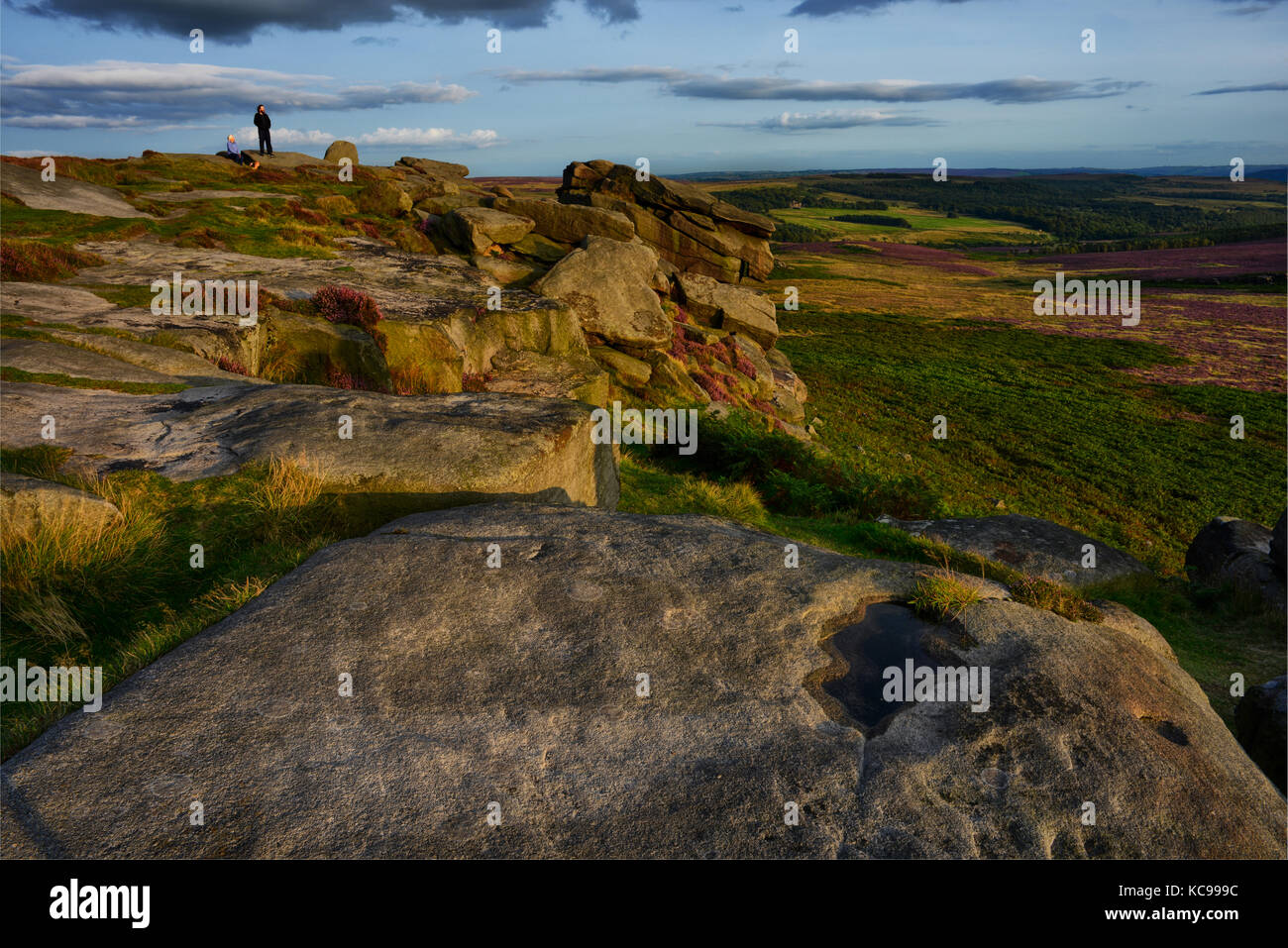Higger Tor in sunset light Stock Photo - Alamy