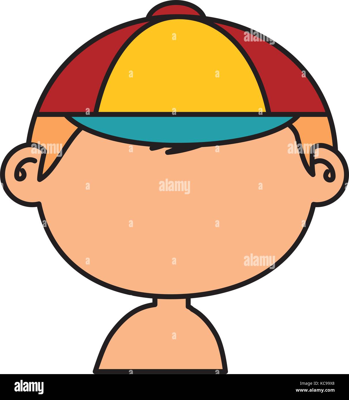 little boy avatar character vector illustration design Stock Vector ...