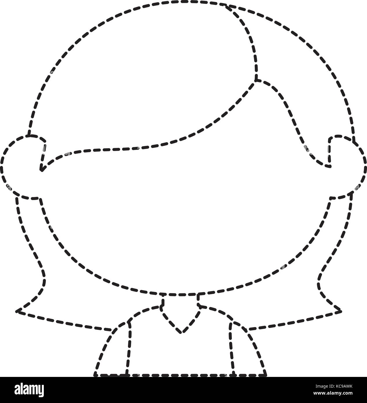 beautiful little girl character vector illustration design Stock Vector ...