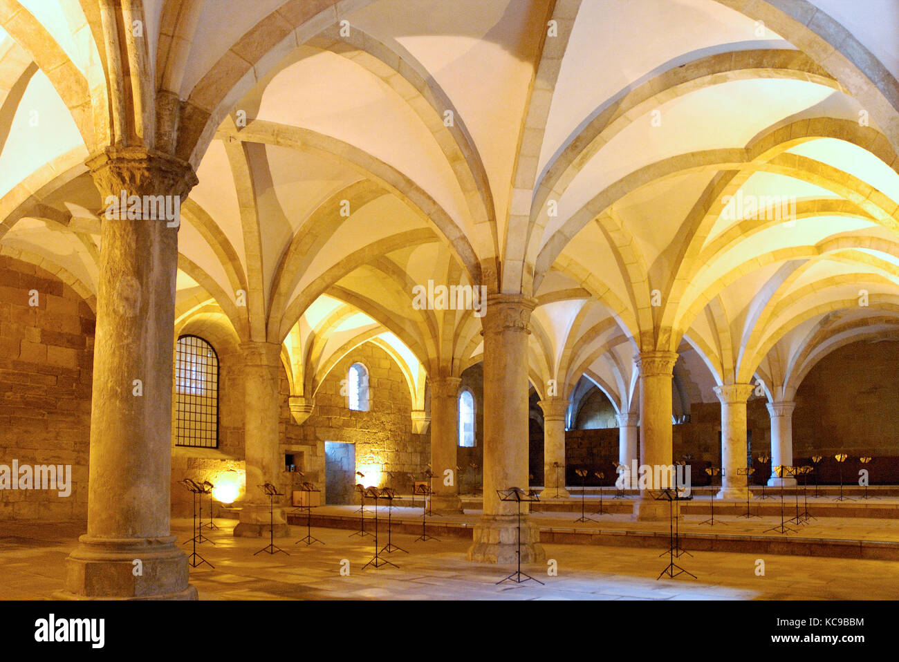 Monks Room in the Alcobaça Monastery, a UNESCO World Heritage Site ...