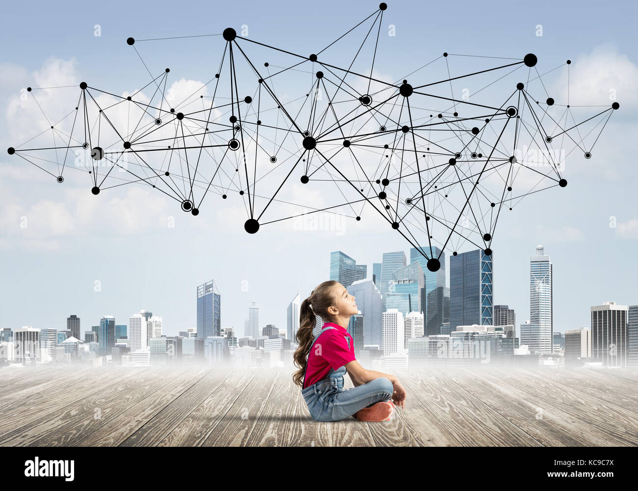 Concept of social wireless connection and internet use for ...