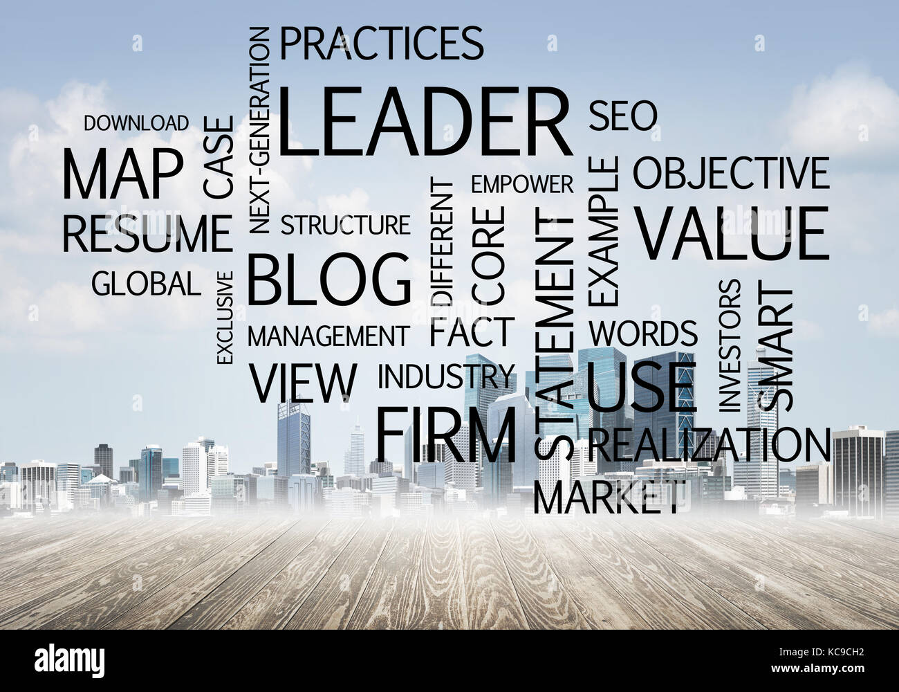 Business conceptual words as keys to success and company growth Stock ...