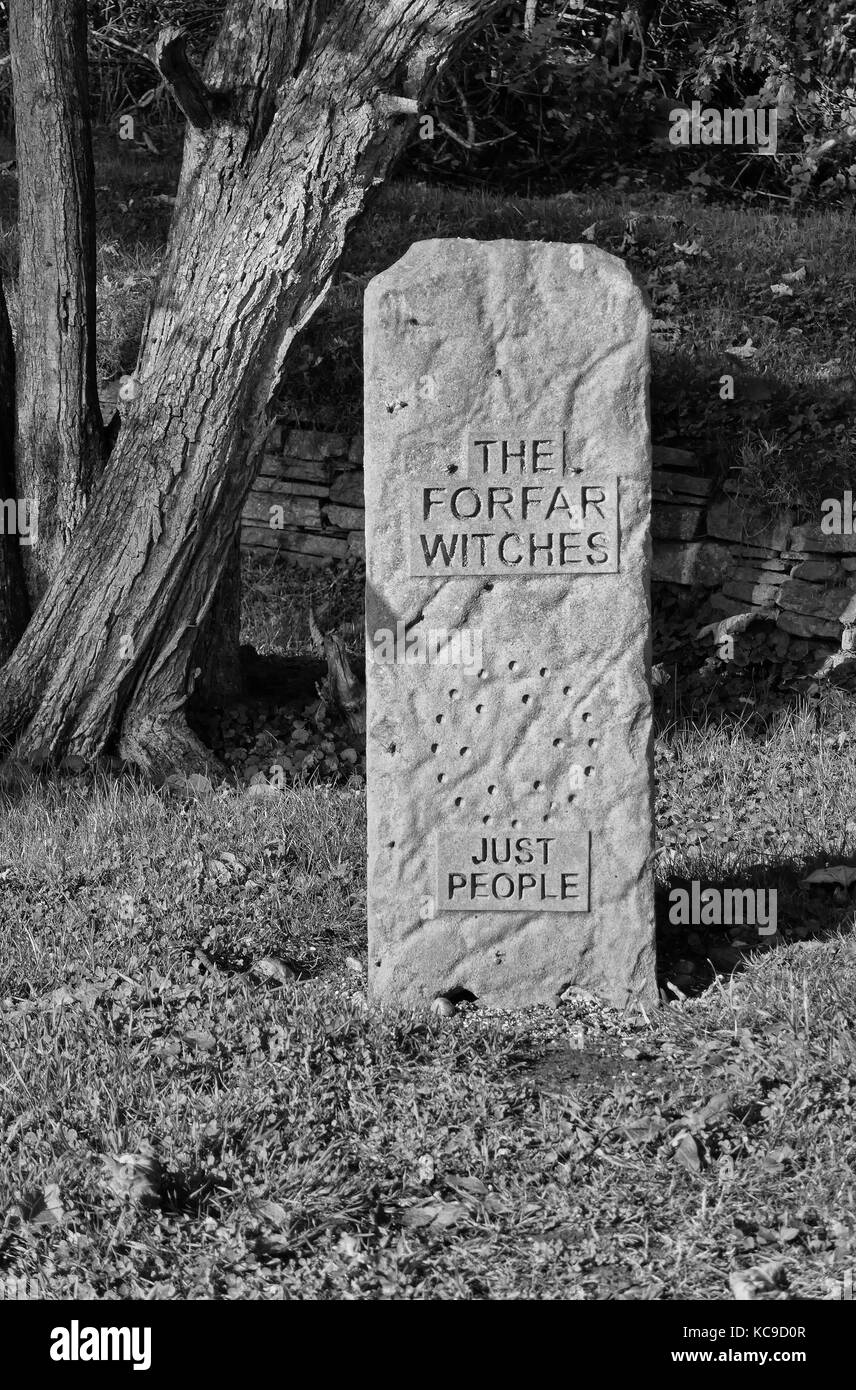 Witches Stone, Forfar Loch, Forfar, Angus, Scotland Stock Photo - Alamy