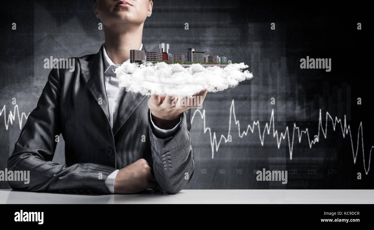 Concept of modern urban development Stock Photo - Alamy