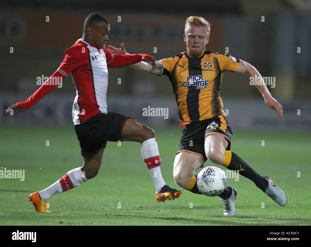 Checkatrade trophy match abbey stadium hi-res stock photography and ...