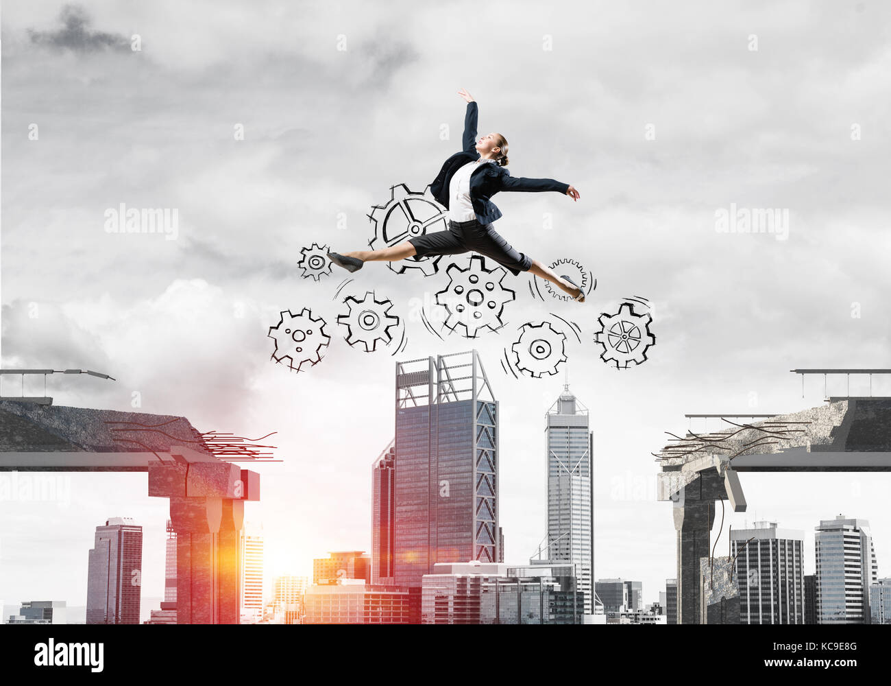 Problem and difficulties overcoming concept Stock Photo - Alamy