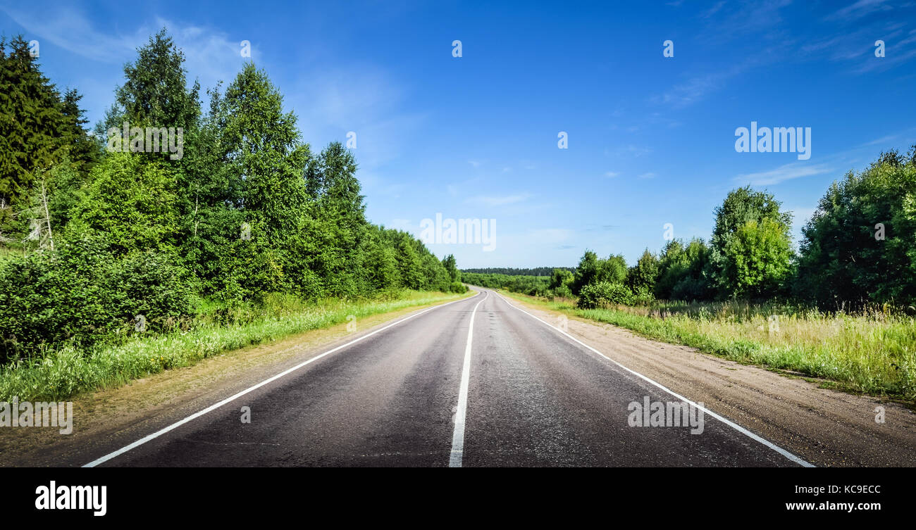 Road way forward direction Stock Photo - Alamy