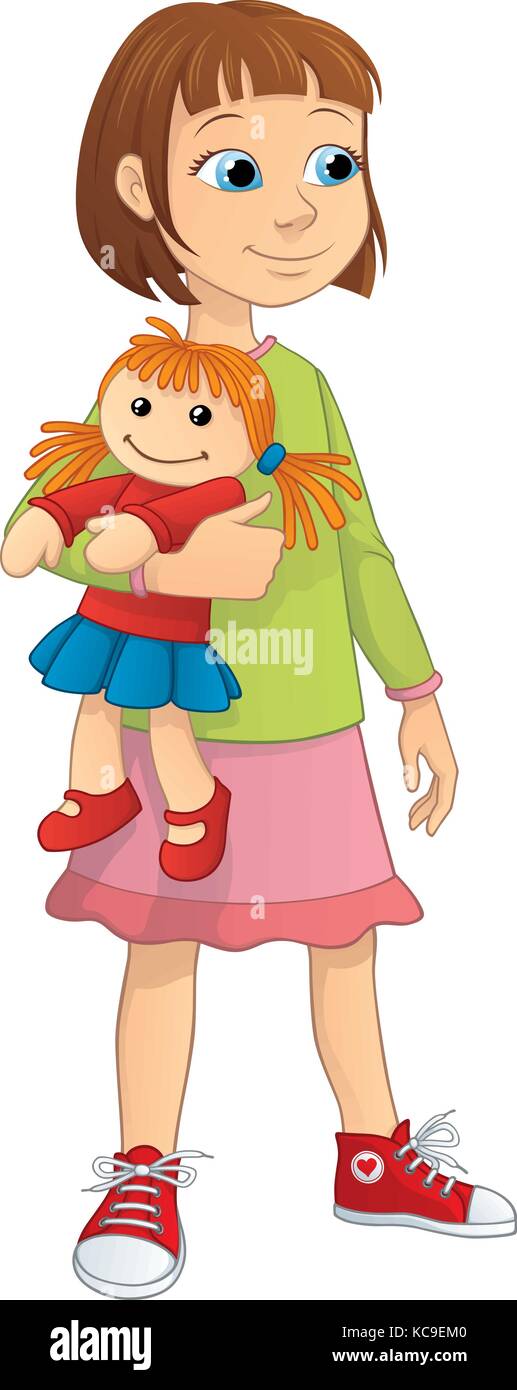 Doll Stock Vector Images - Alamy