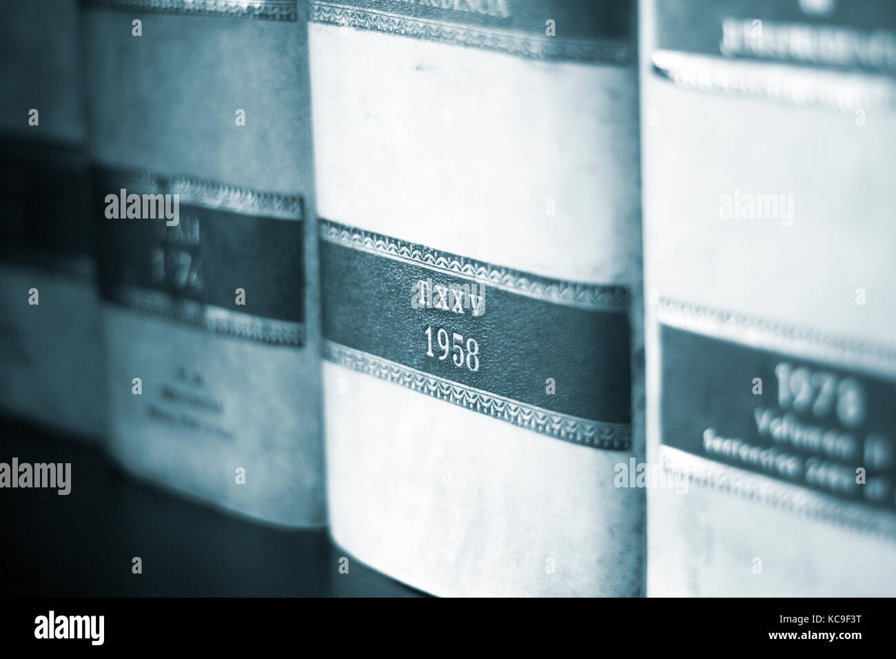 Old law book reports hi-res stock photography and images - Alamy