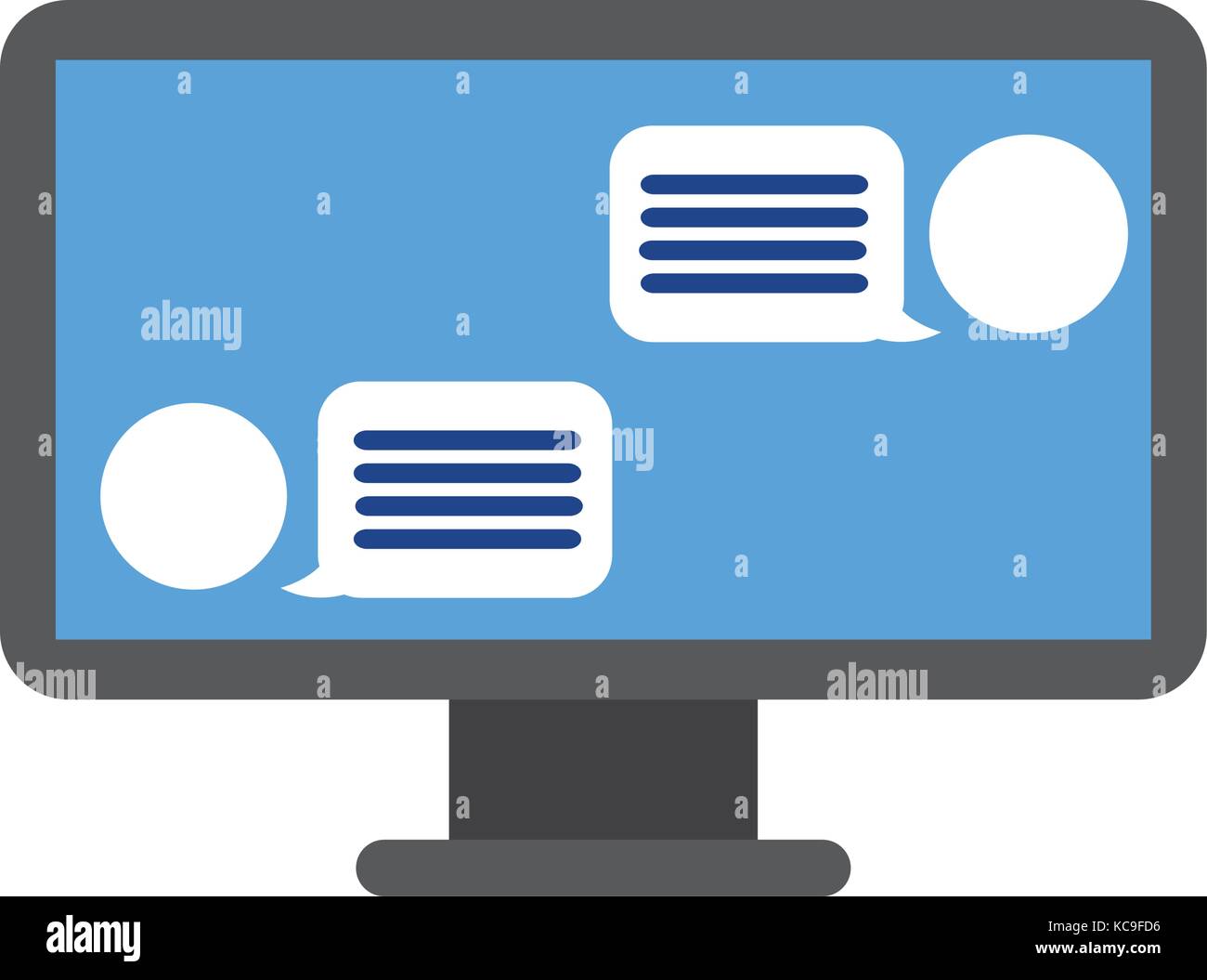 People texting Stock Vector Images - Alamy