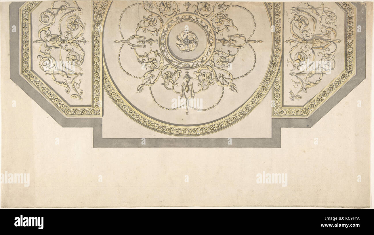 Design for the Gallery ceiling, Richmond House, Whitehall, London, Sir ...