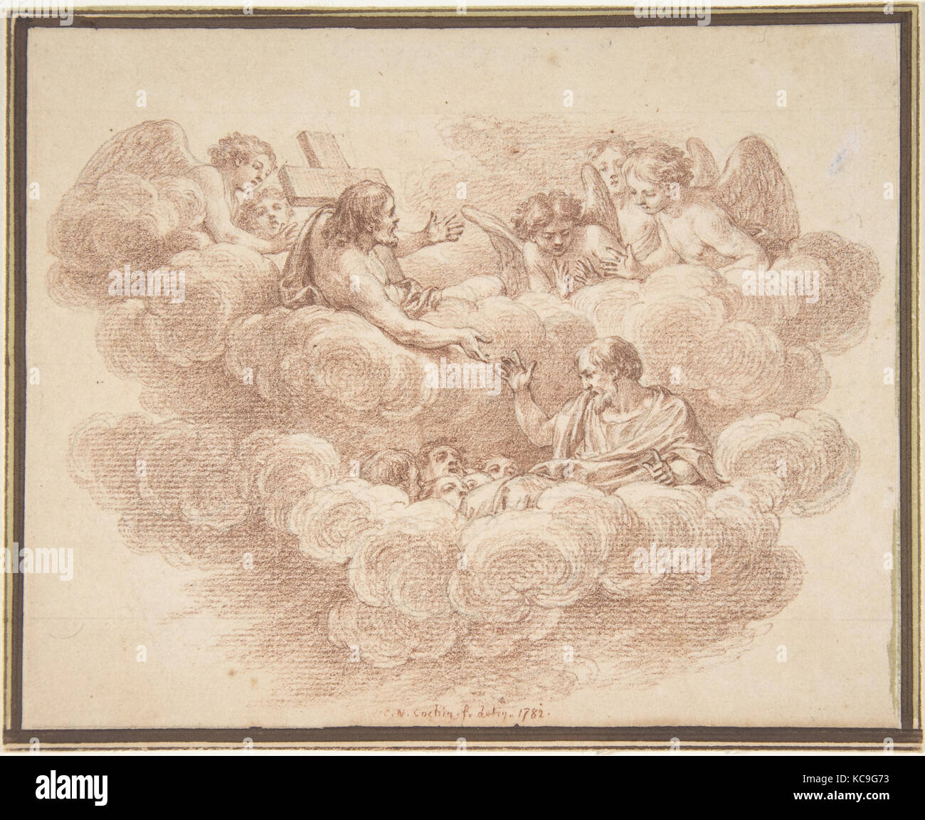 The Risen Christ Appearing to Souls in Purgatory, Charles Nicolas ...