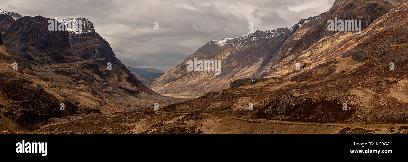 Panorama of glencoe hi-res stock photography and images - Alamy