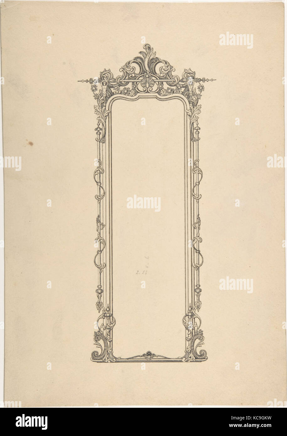 Pier Glasses, 1850–1904, Ink, Robert William Hume (British, London 1816 ...