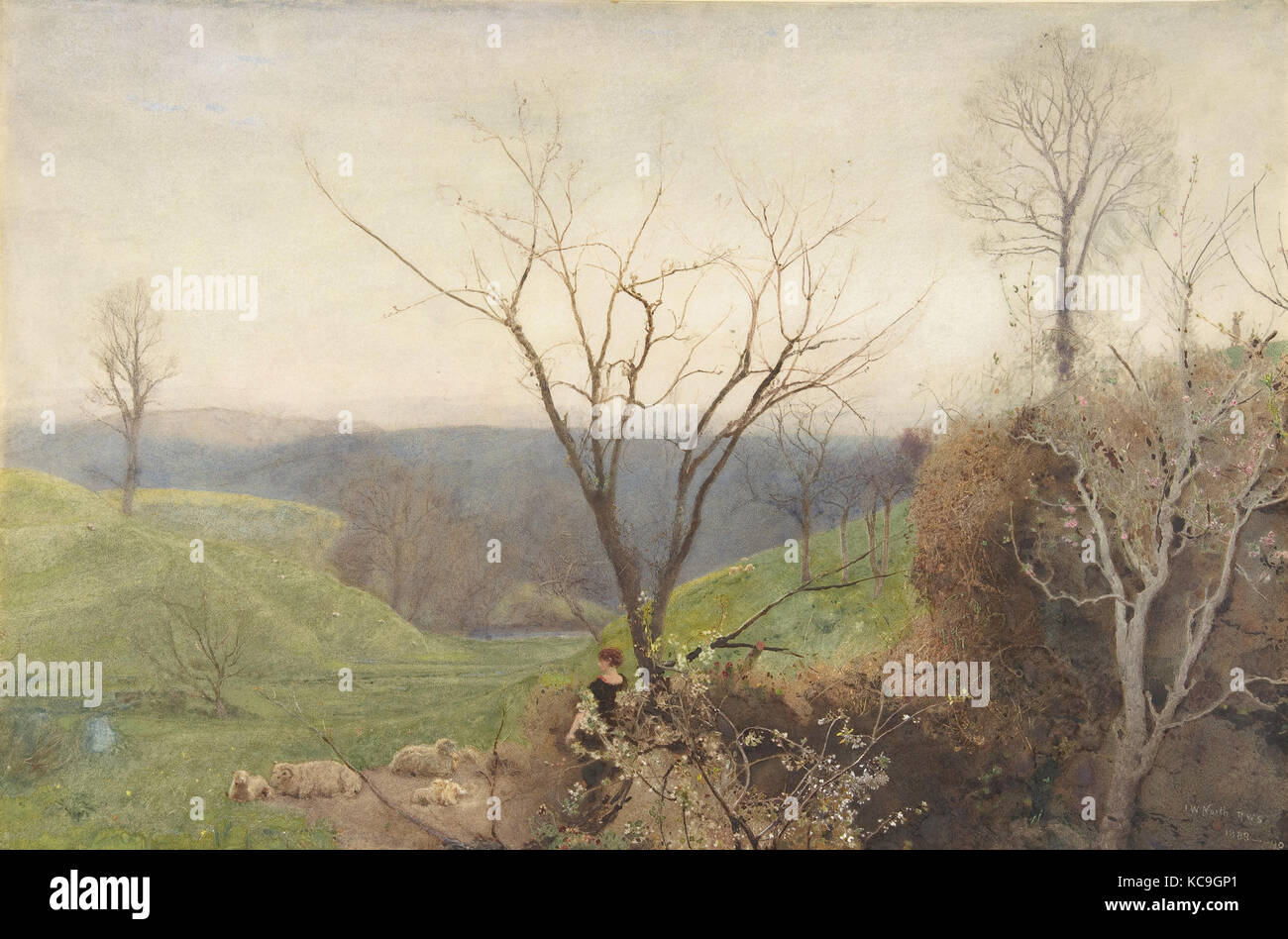 William spring watercolor hi-res stock photography and images - Alamy