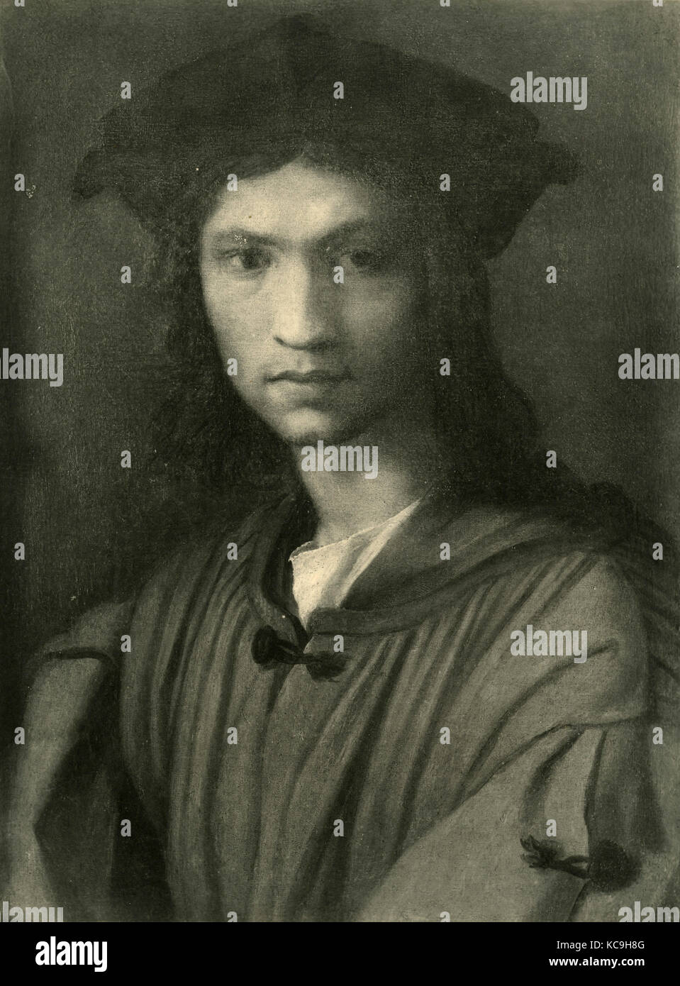 Self-portrait of Italian painter Andrea del Sarto Stock Photo - Alamy