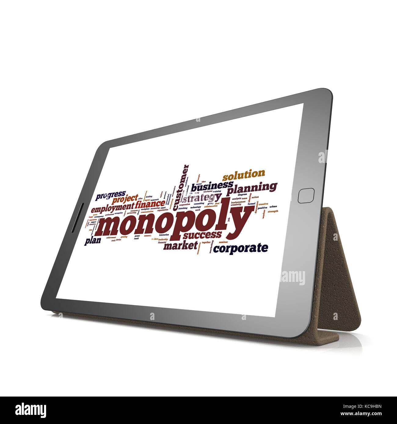 Monopoly word cloud on tablet image with hi-res rendered artwork that ...