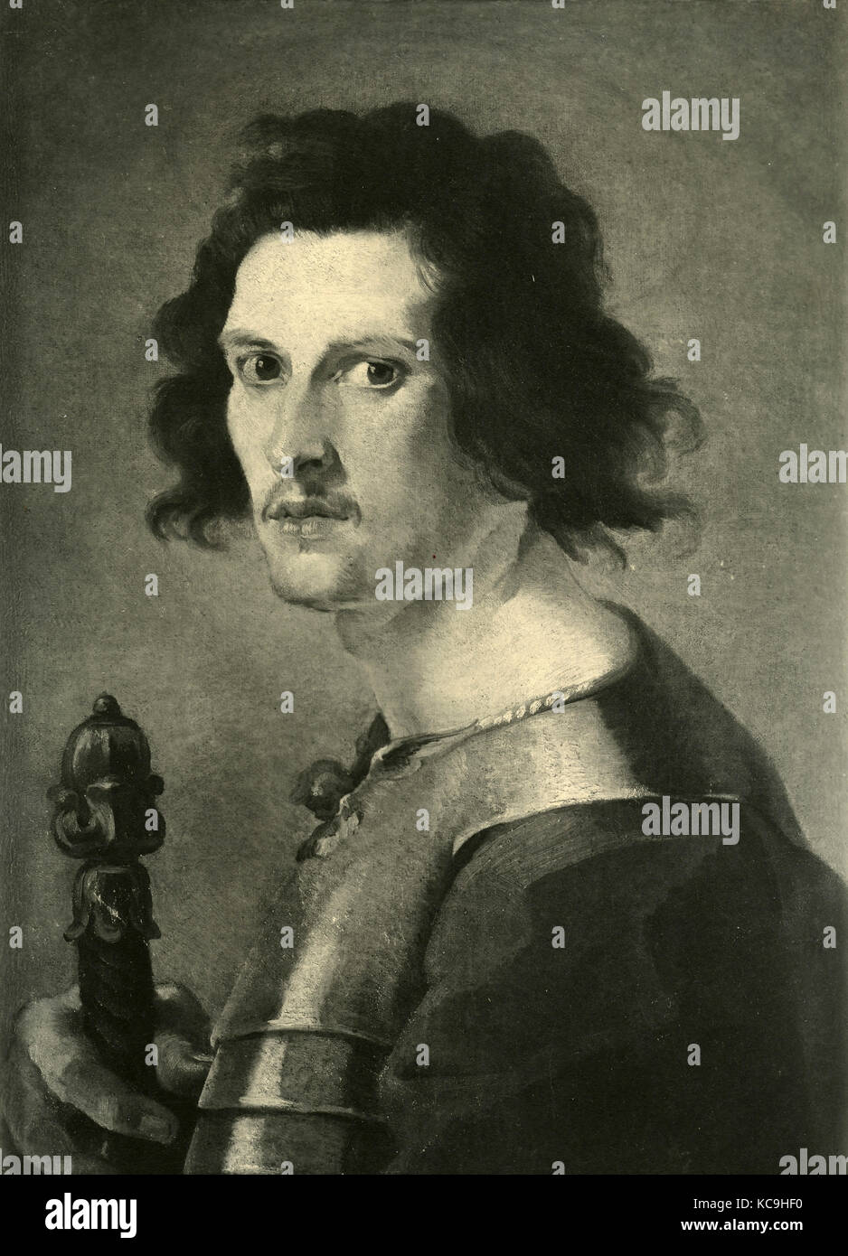 Gianlorenzo Bernini, self-portrait Stock Photo - Alamy